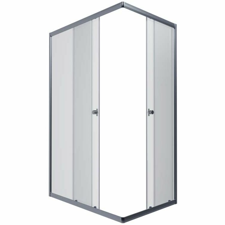 Душевой уголок Тритон (Triton) Вента-Хром 800х1000х1850 мм, прозрачный 4 мм, профиль хром (Щ0000057860) (1 место)
