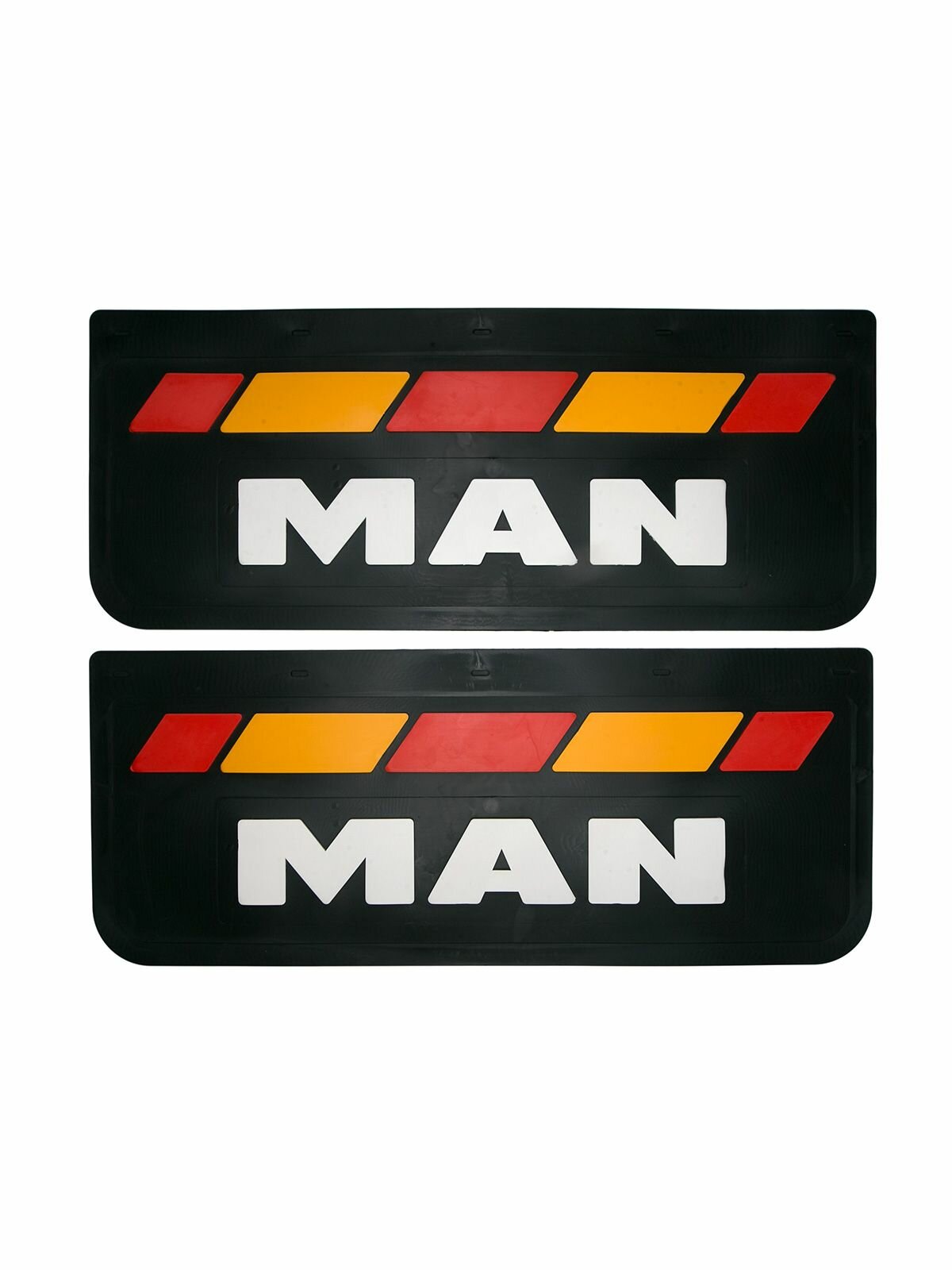 Брызговики резиновые на грузовой автомобиль MAN (660х270мм) LUX PRO (2 штуки) Сделано в России. (26324)