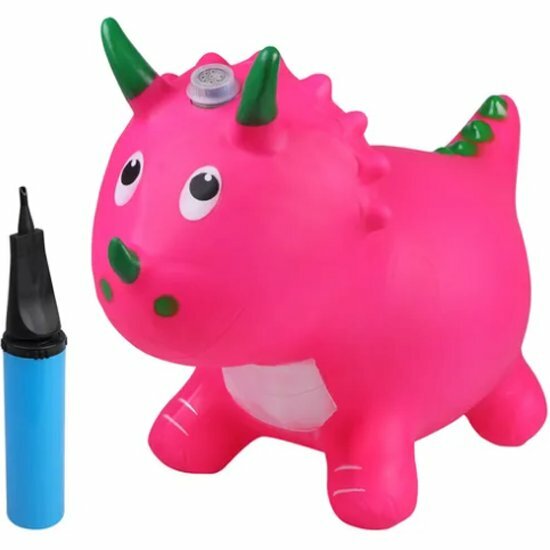 Прыгун Moby Kids 803626 Динозаврик свет и звук розовый