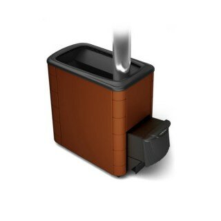 Печь банная Тунгуска XXL 2013 Carbon терракота ДА (ТМФ)