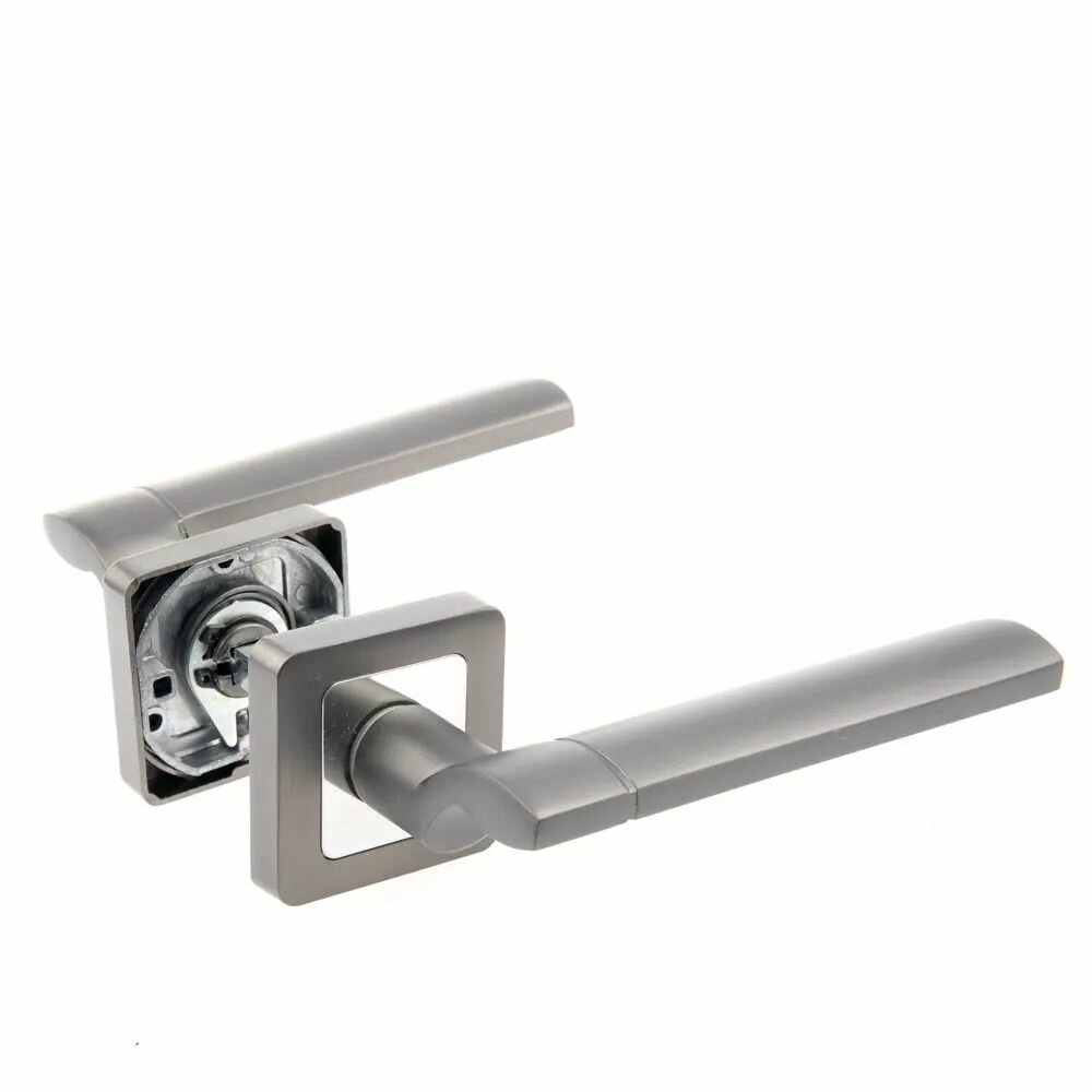 Дверные ручки H-22092-А-GRF, без запирания, цвет графит