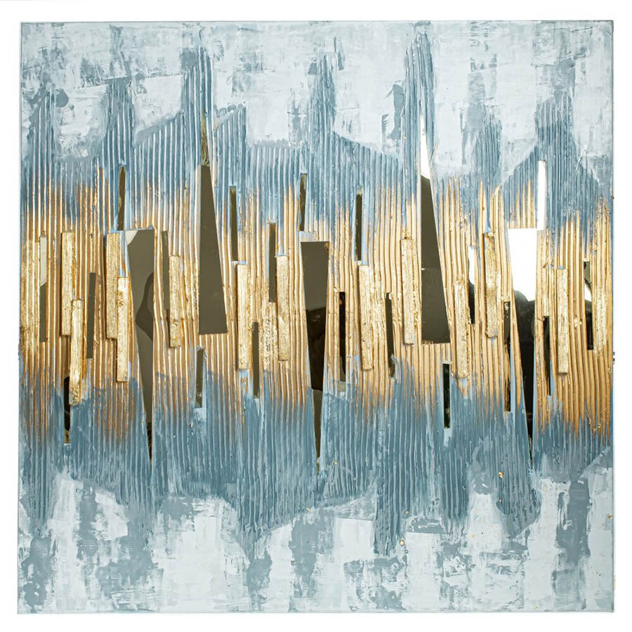 Панно на стену с зеркальным декором Remecoclub, 99,5x100 см