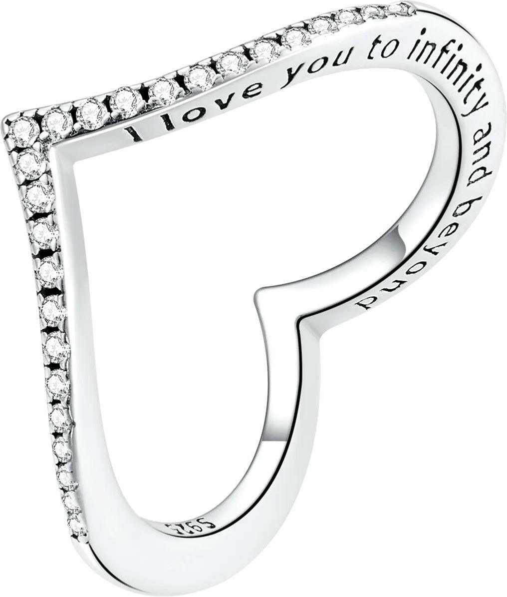 Кольцо, серебро, 925 проба