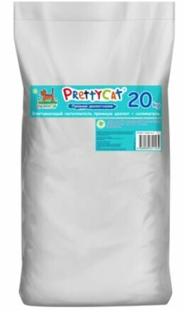 Pretty Cat Наполнитель впитывающий для кошачьих туалетов "Premium", 20кг 20 кг
