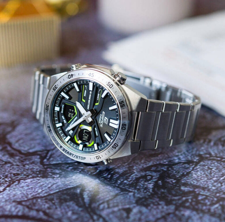 Наручные часы CASIO Edifice, серебристый — фото 1