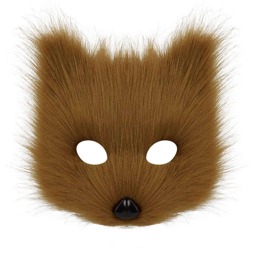 Костюм для Хэллоуина "Лиса", имитация маски, перчатки, хвост, ручная работа