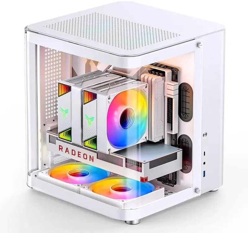 TK-1 2.0 WHITE / Корпус miniITX JONSBO TK-1 2.0, Mini-Tower, без БП, белый [tk-1 2.0 white]