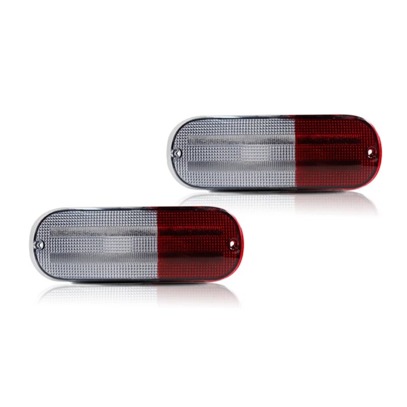 Gtinthebox автомобильный отражатель заднего бампера, комплект корпусов резервного Clear Red Lens