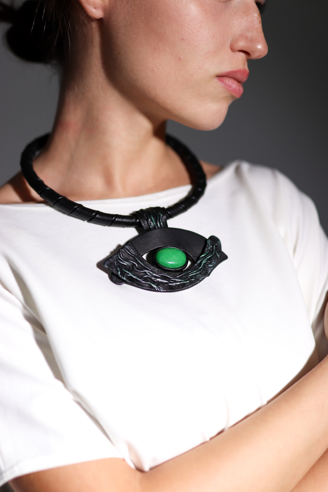 Колье, амазонит