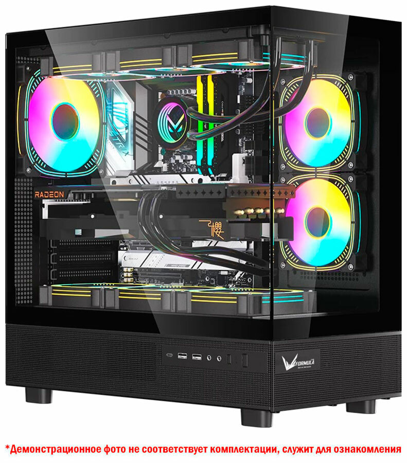 Компьютерный корпус Formula Crystal Z8 Floe, черный