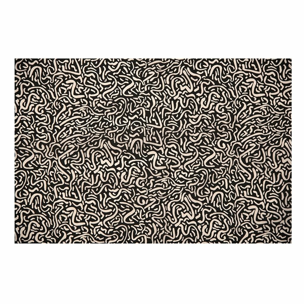 (1 лист) Керамическая бумага для деколирования сине-белой керамической глазурью-черная, постоянно меняющаяся