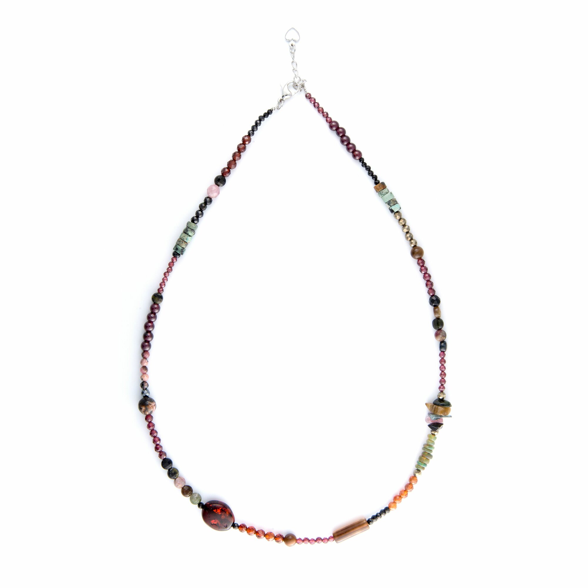 Бусы, бирюза, гранат, турмалин