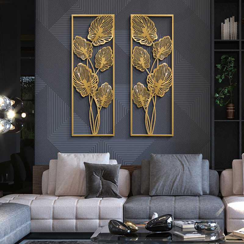 Украшение стен из железа Гостиная диван настенная подвеска современная простая стена декоративная настенная подвеска