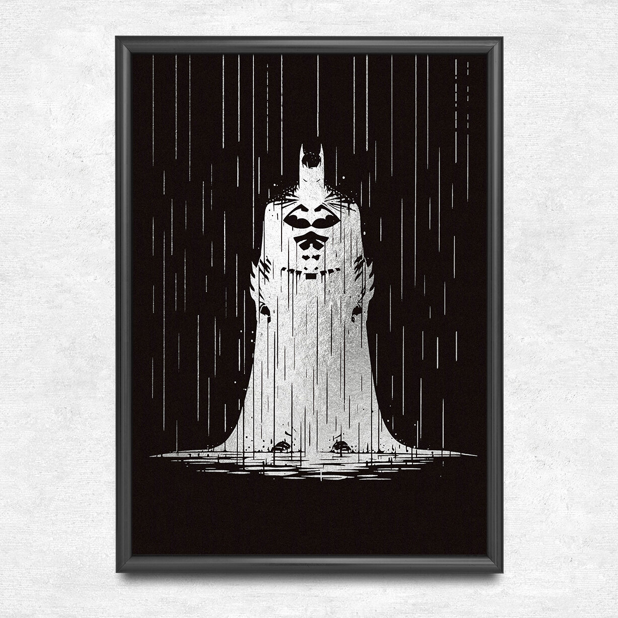 Постер на стену Бэтмен / плакат интерьерный Batman. Бетмен. Темный рыцарь. Супергерой