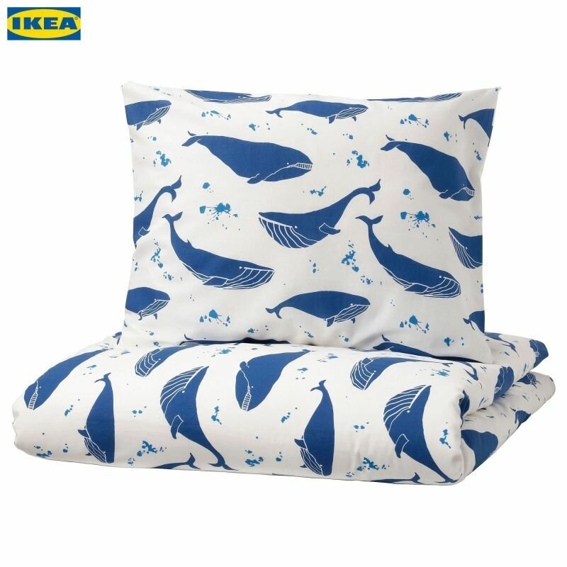 IKEA VITAMINERДетское постельное белье, разноцветное, 150x200/50x60 см