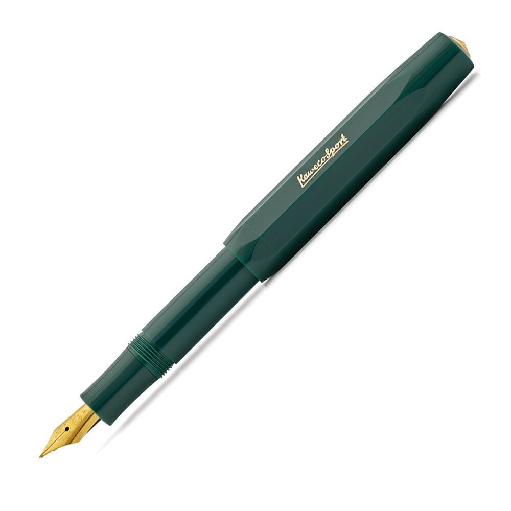 Ручка перьевая KAWECO CLASSIC Sport F 0.7мм зеленый