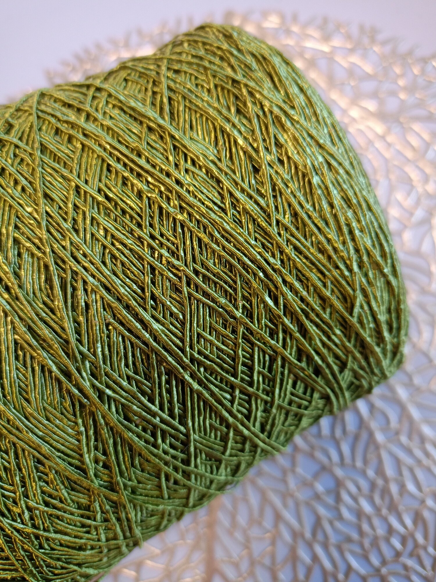 Пряжа с хлопком, Cofil art. Populonia с вискозой Emilcotoni, 100гр, Зеленый