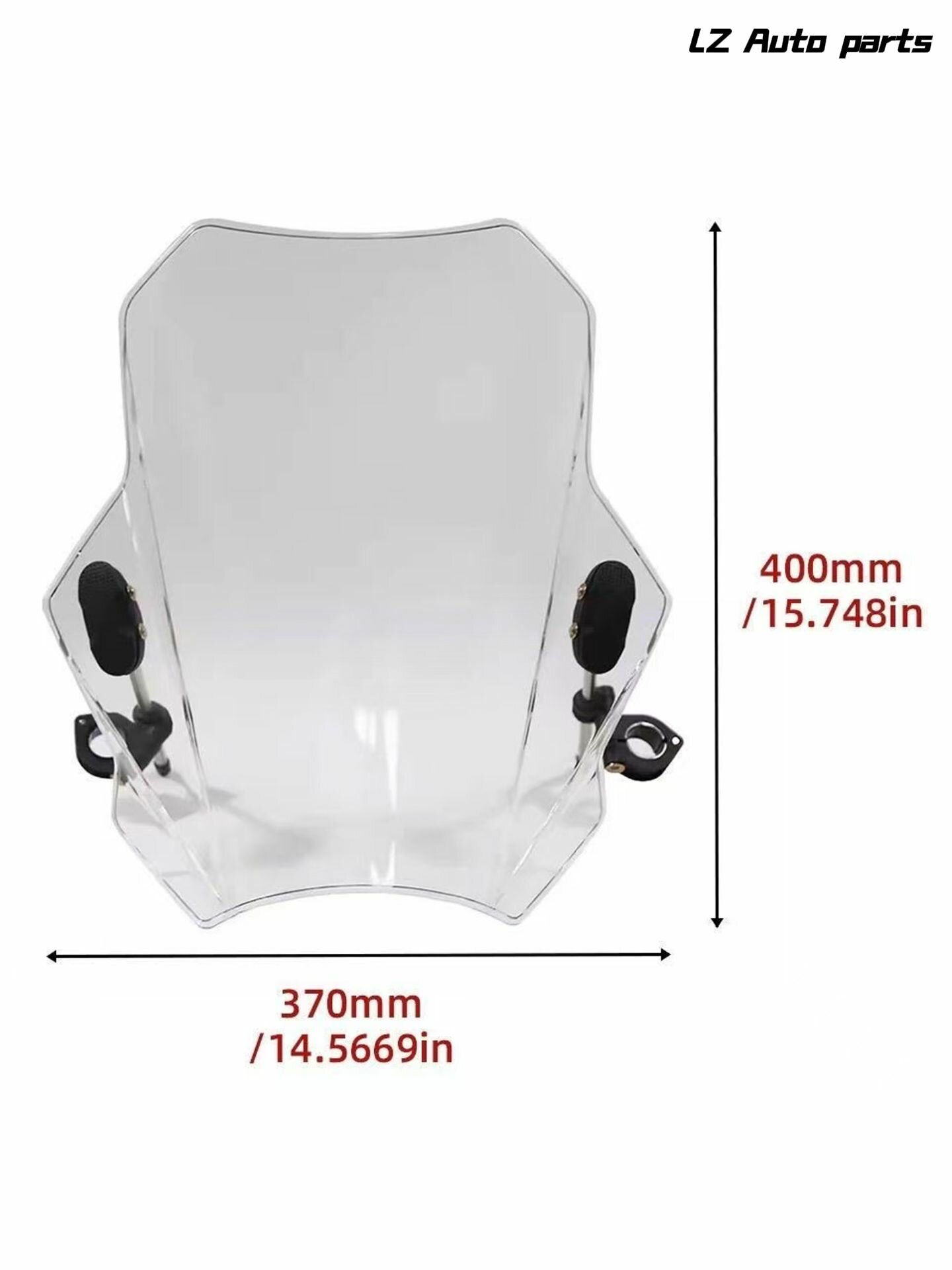 Универсальное ветровое стекло для мотоциклов (один прозрачный цвет)
