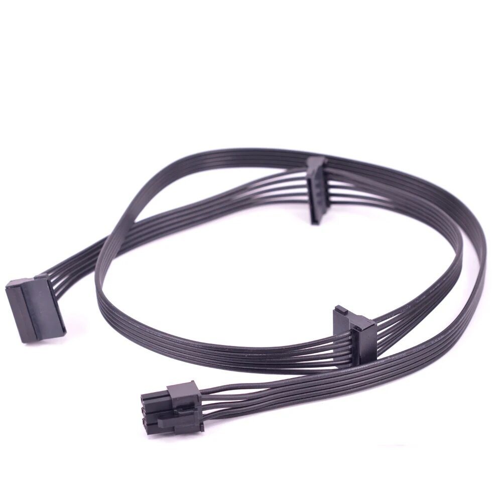 Для CORSAIR HX Series HX1050 HX850 HX750 HX650 Модульный кабель питания GPU PCI express 6-контактный разъем 1–3 SATA SSD Кабель питания