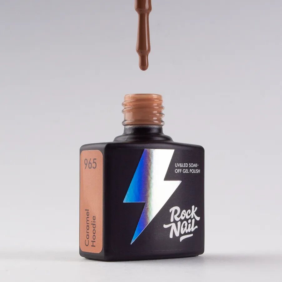 Гель-лак RockNail №965 Choco (Caramel Hoodie) 10 мл
