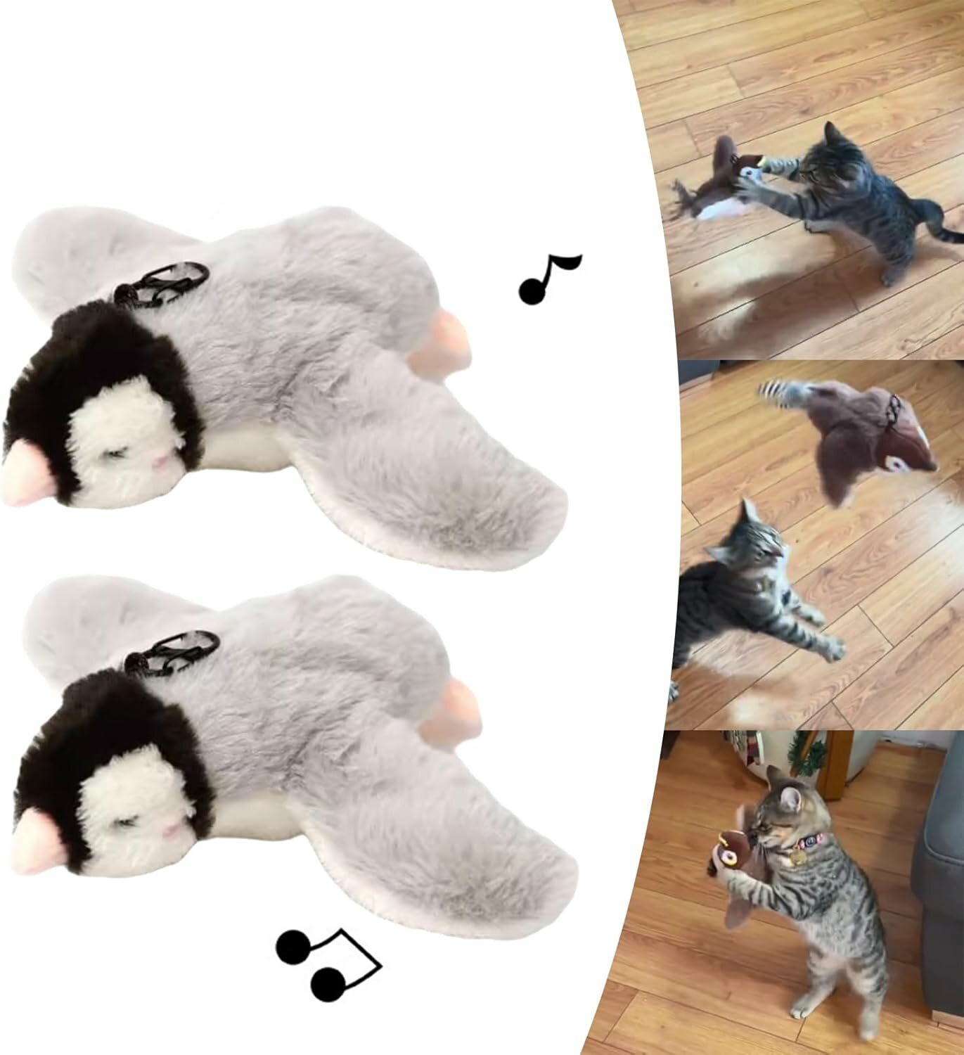 Кошачья игрушка, хлопающая крыльями, летающая интерактивная симуляция электрического воробья
