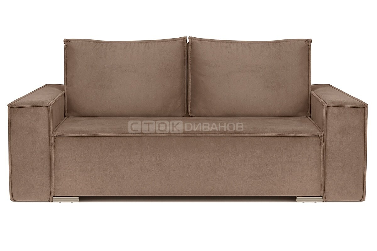 Диван Сток Диванов Крафт Latte латте 240 см, механизм еврокнижка, с ящиком для хранения