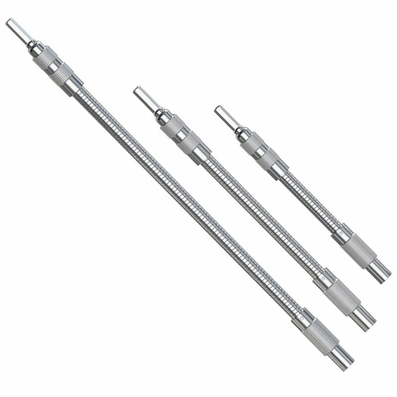 1 комплект из 3-х универсальных удлинителей для электрической отвертки с гибким валом