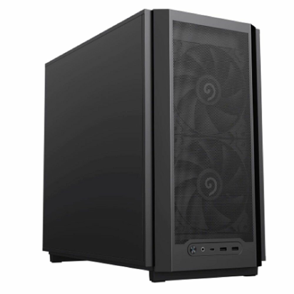 GameMax Корпуса Корпус F36 Dark без БП Midi Tower, ATX, Графит, 1 USB Type - C, 3 120мм