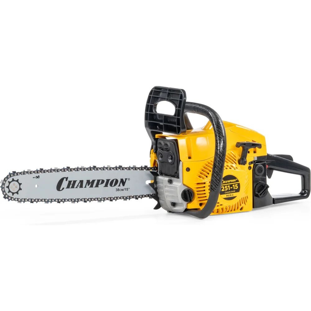 Бензопила Champion 0,325-1,5-64, 2.3кВт, 50.8 см3, легкий старт, 5.6 кг 251-15