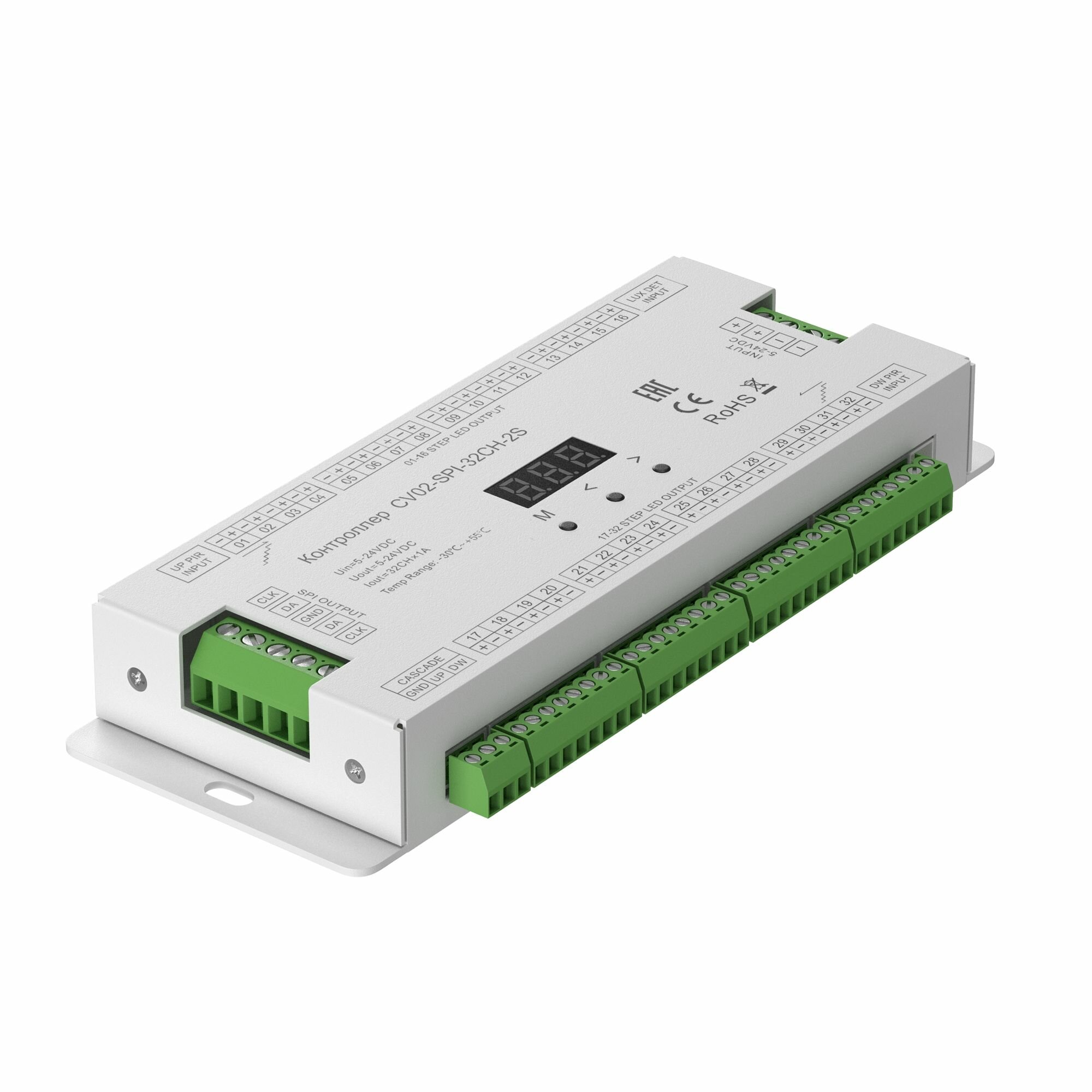 Контроллер Lighting Control для лестниц 32 канала DIM 1 канал SPI, арт. 711006