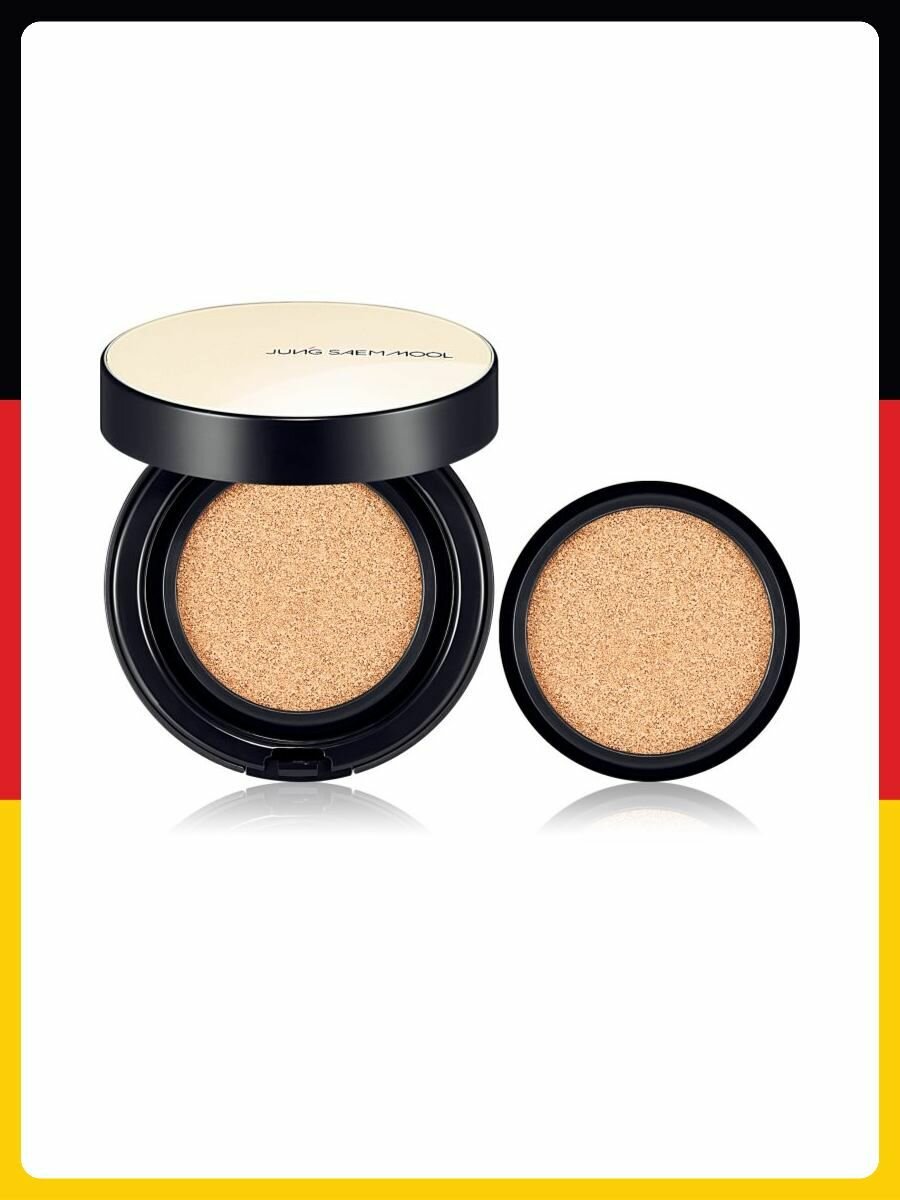 Тональная основа Jung Saem Mool Essential Skin Nuder Cushion moisturizing makeup in a sponge + additional filling Medium Deep, 2х14 г