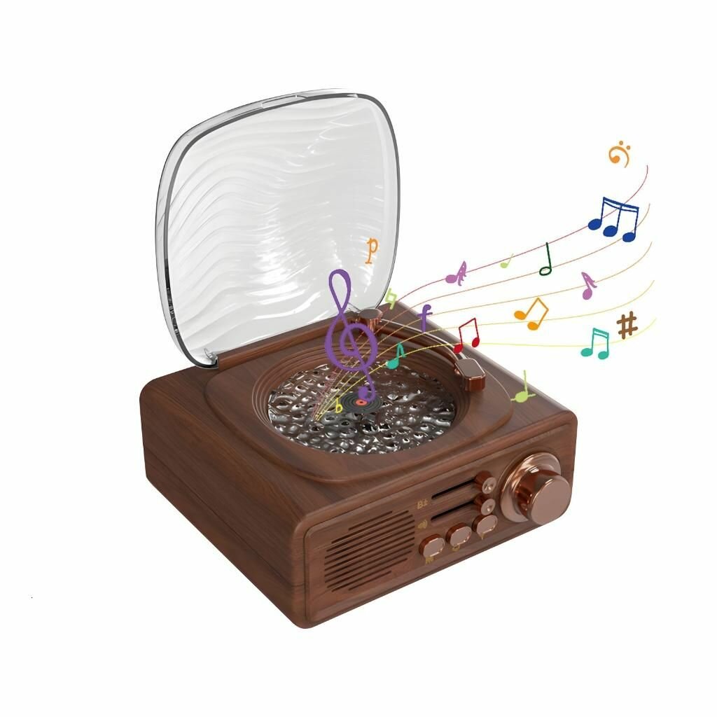 Портативная колонка в виде проигрывателя