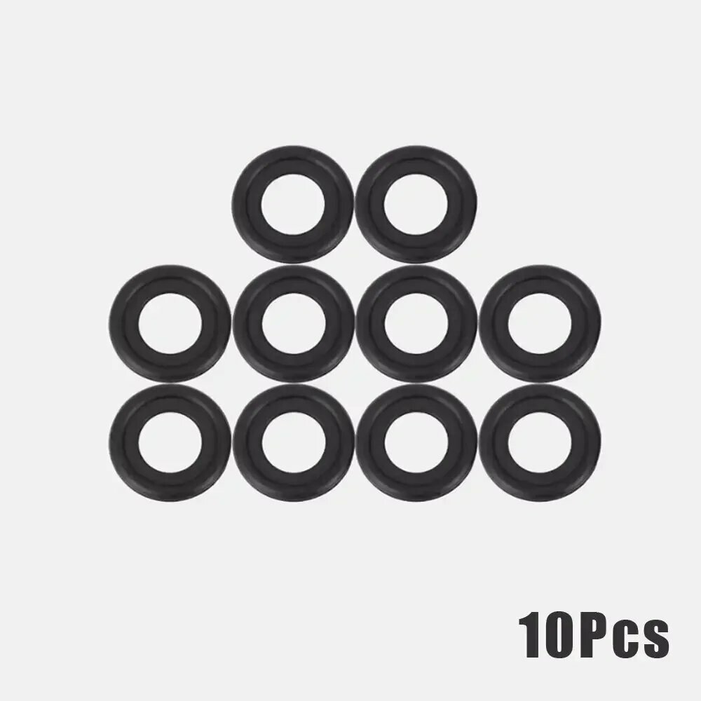 10 шт, зажимы для двигателя автомобиля, черные пробки для слива масла автомобиля, прокладки, уплотнительная прокладка для винтов, автомобильные аксессуары для 12616850 3536966