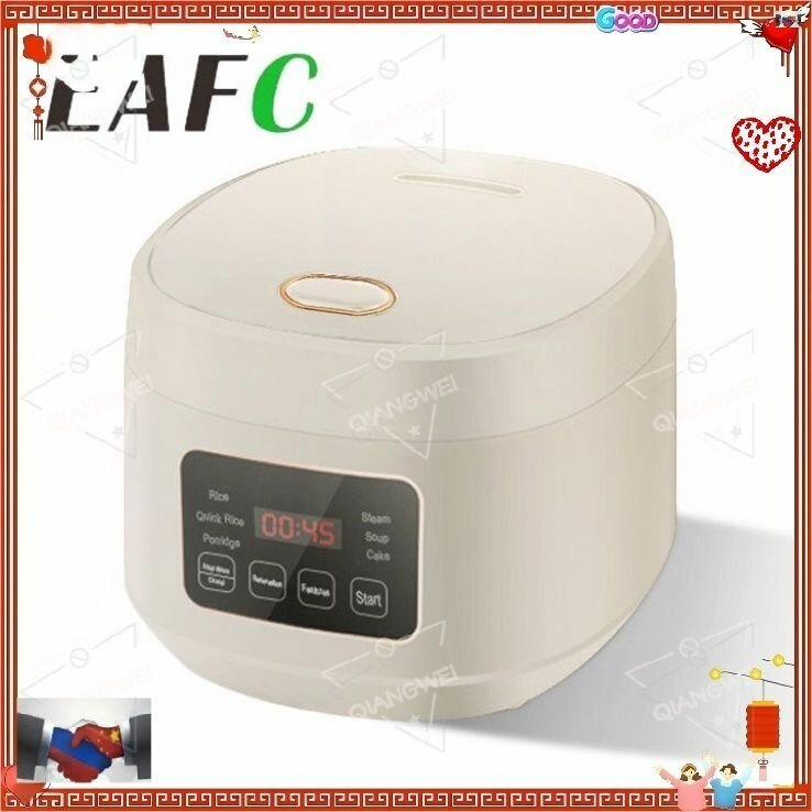 Рисоварка, Мультиварка, 3л, 500Вт, белое, Обеспечьте вместимость 3-5 человек