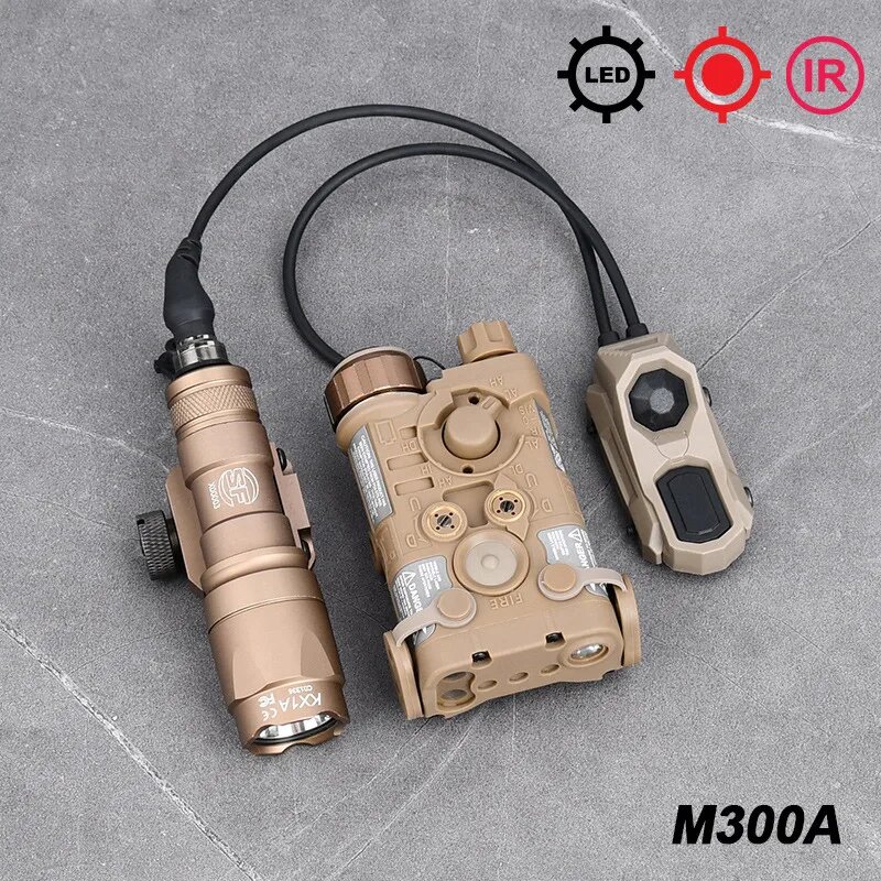 WADSN M300A тактический фонарь и лазерный указатель DE Red