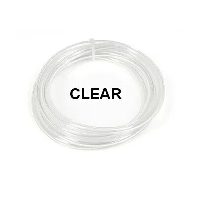 Топливный шланг полиуретановый 1-30 м ID 2.5mm x OD 5mm, Белый, Clear, 1meter