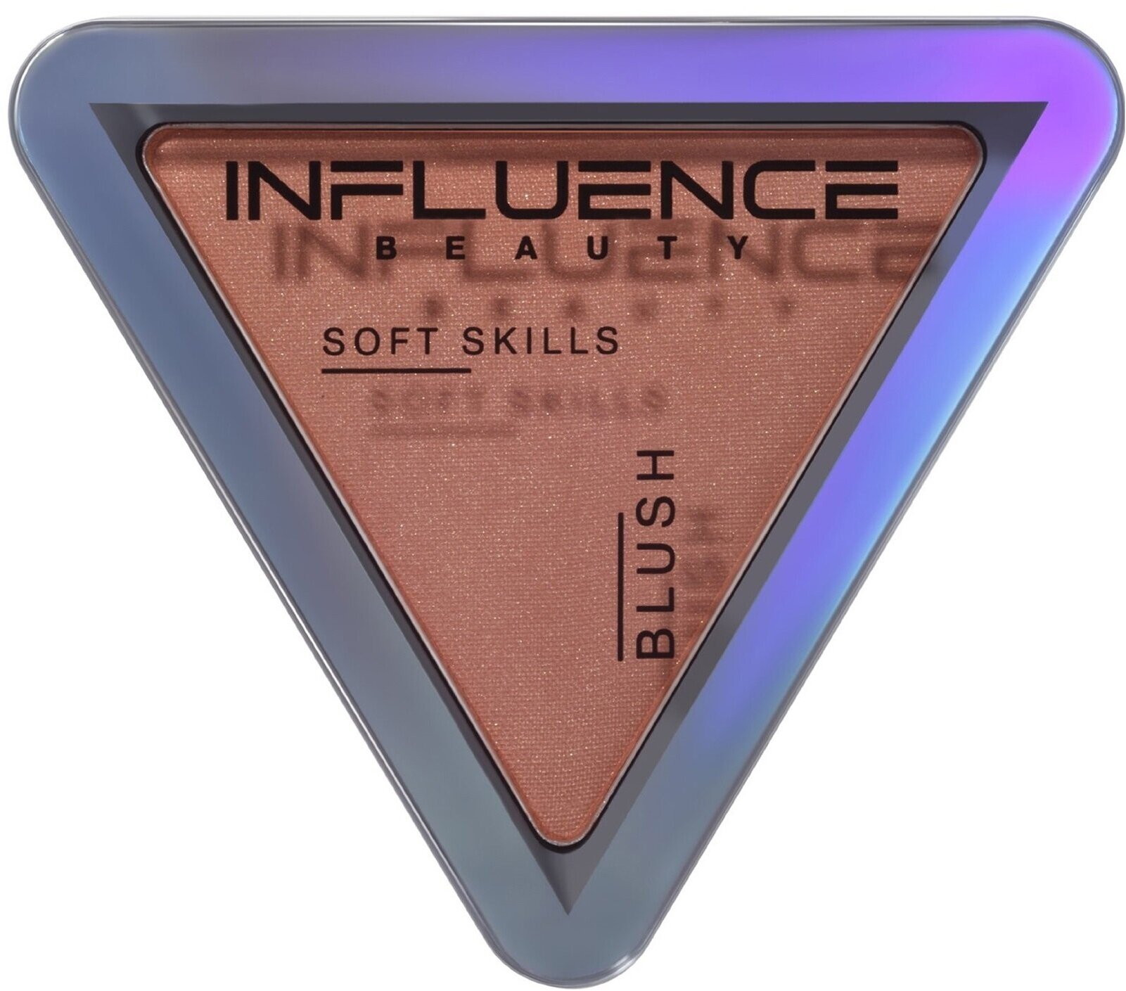 INFLUENCE BEAUTY Румяна компактные Soft Skills, 3 г, 02 Персиковый с сиянием