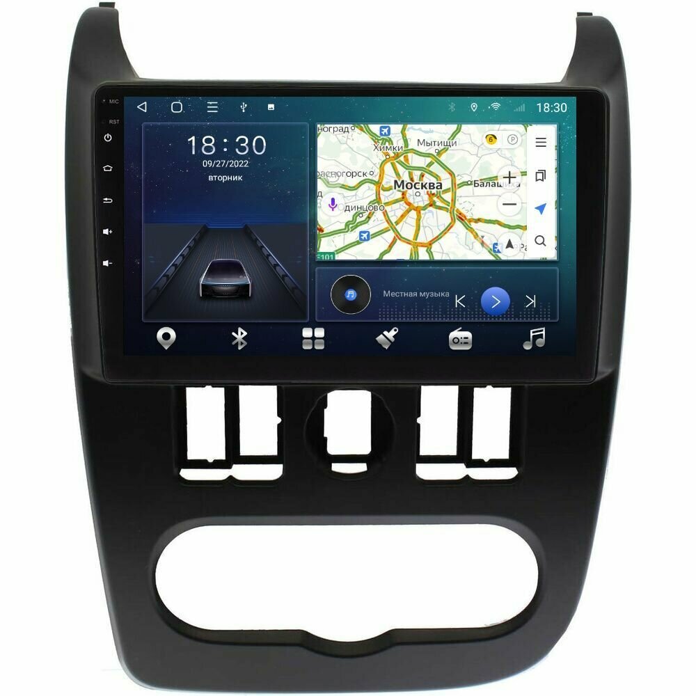 Магнитола CRS-300 Лада Ларгус 1 Lada Largus - Android 13 - Процессор 8 ядер - Carplay - DSP 36 полос - 4G(Sim)