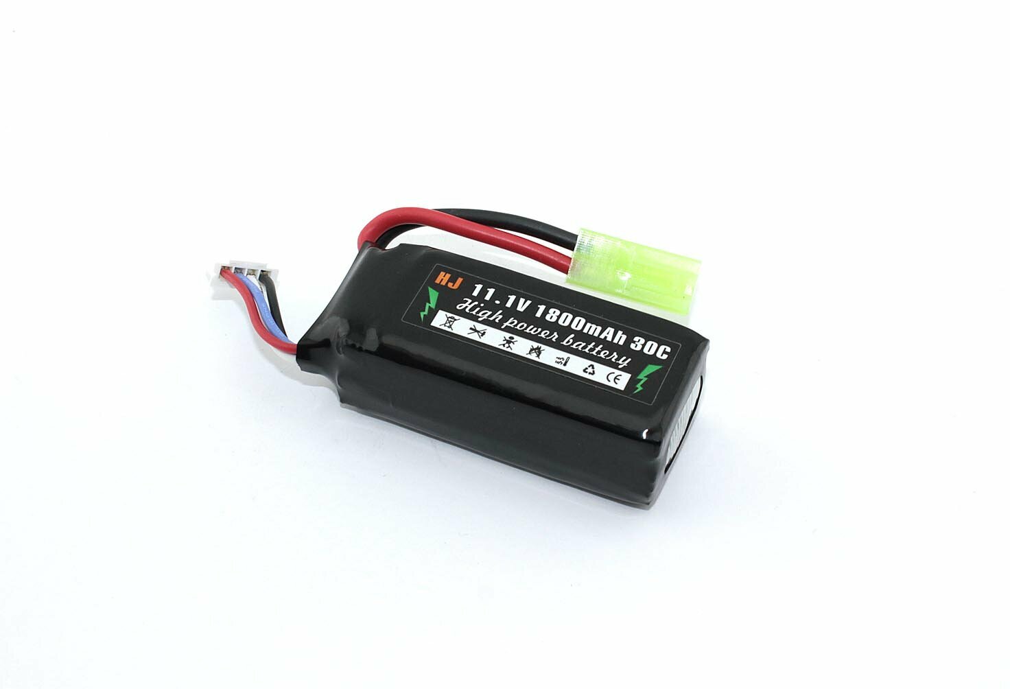 Аккумулятор Li-Pol 11.1v 802555 1800mah разъем mini Tamiya plug