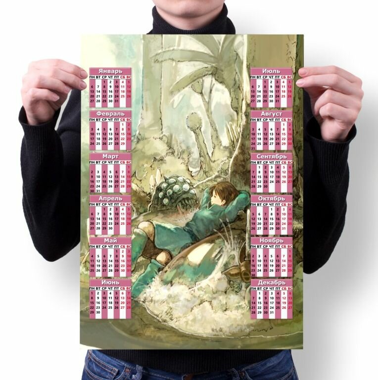 Календарь настенный по аниме Навсикая из Долины ветров №3, А3