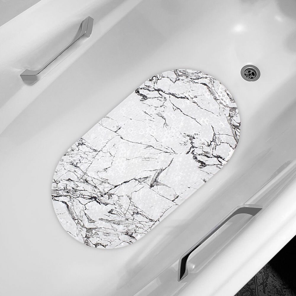 Коврик 38х69 см антискользящий мрамор