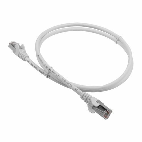 Патч-корд LanMaster вилка RJ-45, вилка RJ-45, кат.5E, LSZH, 1м, белый [lan-pc45/s5e-1.0-wh]