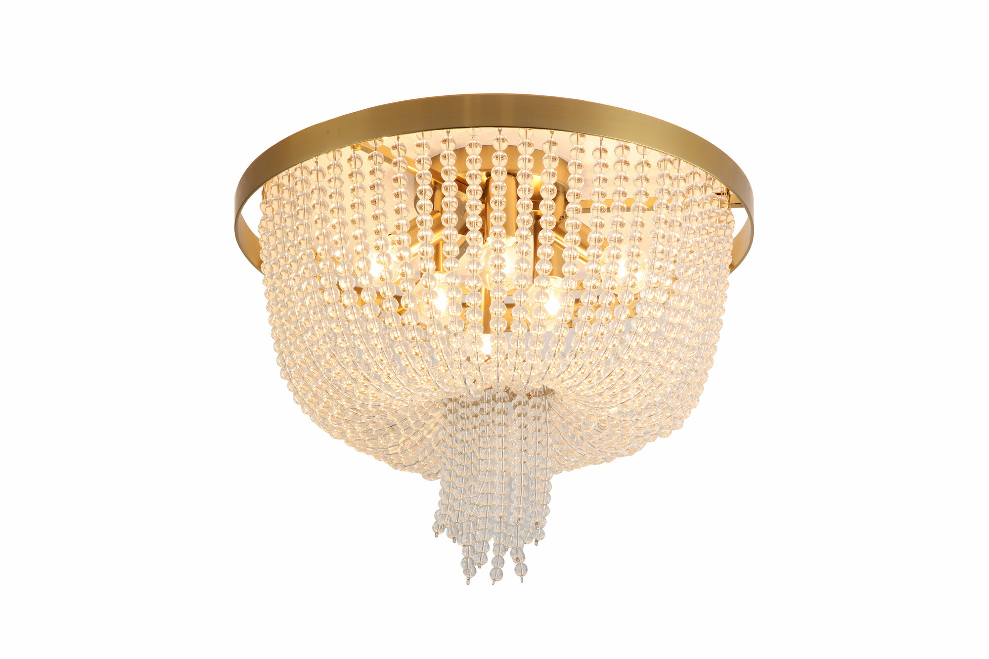 Потолочная люстра Freya Ornament FR1008CL-04BS, E14, кол-во ламп:4шт, Латунь