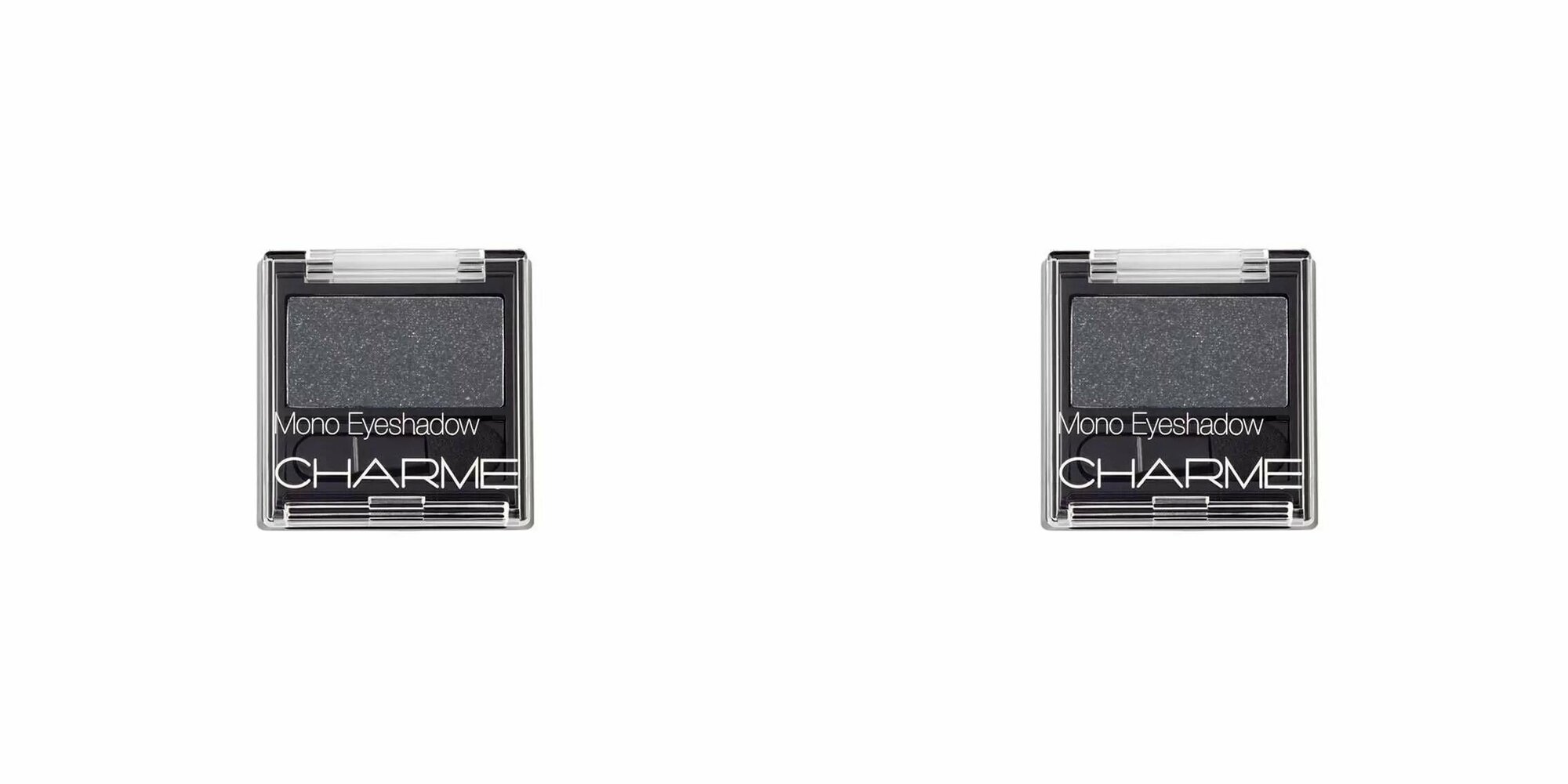 Charme, Тени для век одноцветные "Mono", Антрацит, 2 шт