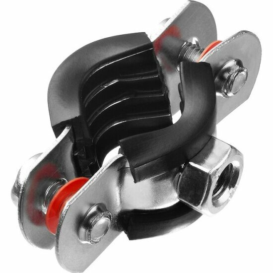 Зубр Хомут трубный с гайкой, 3/8", 10шт, оцинкованный, 37850-15-19