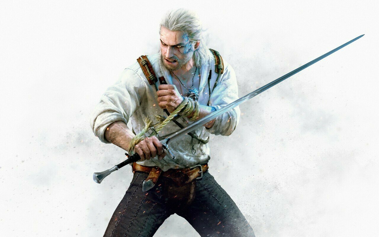 Плакат, постер The Witcher, Ведьмак на бумаге, размер 30х42см