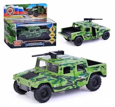 Машина армейский внедорожник Пикап, 12 см