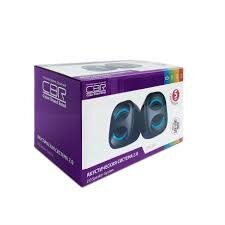 Акустическая система 2.0 CBR CMS 333, Black-Blue