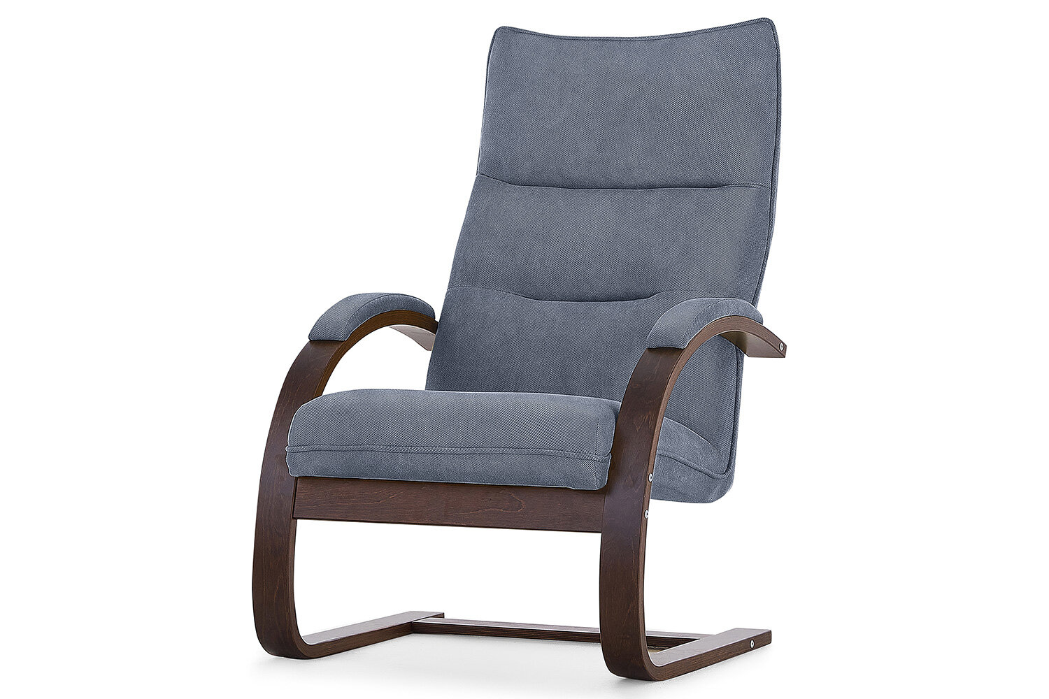 Кресло для отдыха SCANDICA Скаген, 67,5х111х74 см, обивка велюр, цвет синий