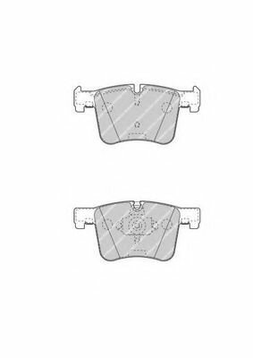 К-Т колодки BMW F20/F21/F30/F31/F25 1.4-3.5/1.8-3.5D 11- ПЕР FERODO FDB4394